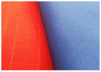 China Woven Soil Release Finish Flame Retardant Twill Fabric 32x32 Yarn Count 150GSM for sale