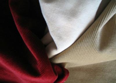 China High Stretch Corduroy Fabric Wide Wale 57/58 Inch 110GSM Breathable Oil Proof for sale