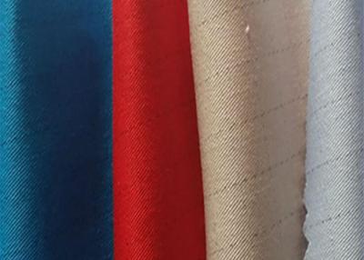 China Antistatic Anti Flame Twill Fabric 60% Cotton 38% Polyester 2% Carbon Fiber for Chemical Plant Safety Workwear for sale