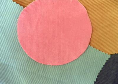 China Baby Soft Heavy Duty Corduroy Fabric Acid Proof Pink Plaid 150GSM 43/44 Inch for sale