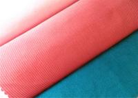 China Baby Soft Heavy Duty Corduroy Fabric Acid Proof Pink Plaid 150GSM 43/44 Inch for sale