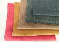 China Oil Repellent Corduroy Velvet Upholstery Fabric 14 Wale 150GSM 100 Cotton 43 Inch for sale