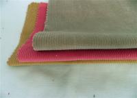 China 16 Wale Stretch Corduroy Fabric Flame Retardant Printed Combed Yarn Type for sale