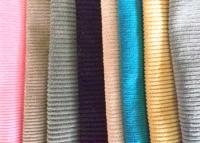 China Printed Cotton Corduroy Fabric 16 Wale Flame Retardant 210GSM for Curtain Dress for sale