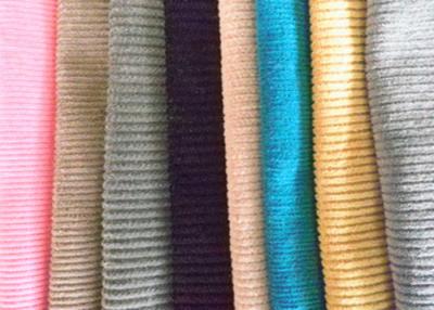 China Printed Cotton Corduroy Fabric 16 Wale Flame Retardant 210GSM for Curtain Dress for sale
