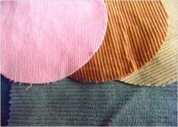 China Printed Cotton Corduroy Fabric 16 Wale Flame Retardant 210GSM for Curtain Dress for sale