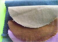 China Classic Soft Corduroy Fabric 60 Cotton 40 Polyester Breathable Uv Resistant for sale