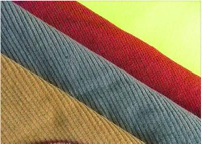 China Cotton Corduroy Fabric 57/58 Inch Width Anti Water Tear Resistant for Garment for sale