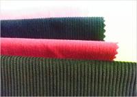 China Lightweight 21 Wale Corduroy Fabric 100% Cotton 57/58 Inch Woven Dyed Blue Green for sale