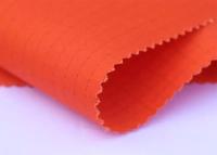 China Yarn Dyed ESD Clothing Material 5mm Grid Cloth for Industrial Worker Wear 128x60 for sale