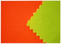 China EN471 Hi Vis Orange Reflective Fabric Water Resistant 270gsm Cotton Twill for sale