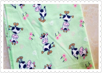China Bleach And Print Baby Double Sided Brushed Flannel for sale