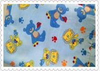 China 100% Cotton Flannel Fabric 150gsm Double Brushed Cartoon Print for Baby Bedding for sale