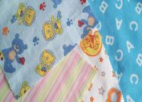 China Waterproof Soft Cotton Flannel Fabric for Bedsheets Baby Clothes 50 Washes for sale