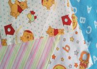 China 100 Cotton Waterproof Flannel Fabric Printed Cartoon for Pajamas 50 Wash for sale