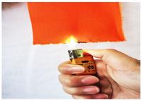 China 360gsm Flame Resistant Canvas Fabric 100% Cotton Orange NFPA2112 Protective Cloth for sale