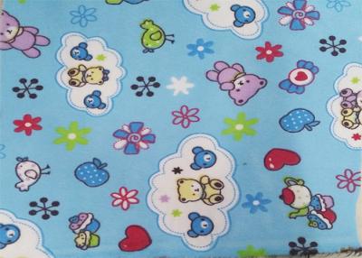 China 100% Cotton Flannel Fabric 150gsm 43/44 inch for Kids Clothing Bleached Printed Dyed for sale