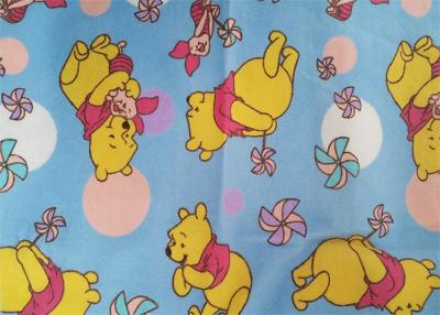China Cute Design Pattern Kids Cloth 150GSM Flannel Print Fabric for sale