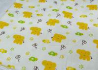 China Organic Cotton Flannel Fabric 160gsm Waterproof Printed for Baby Blanket for sale