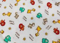 China Organic Cotton Flannel Fabric 160gsm Waterproof Printed for Baby Blanket for sale