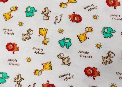 China Colorful Printed Baby Reactive Mickey Mouse Flannel Fabric for sale