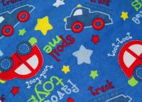 China Colorful Printed Baby Reactive Mickey Mouse Flannel Fabric for sale
