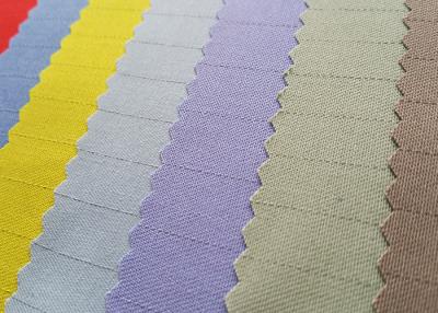 China ESD Anti Static Flame Retardant Fabric 2% Carbon Fiber 98% Cotton 260gsm Twill for sale
