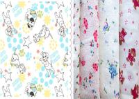 China Baby Blanket Printed Pattern 21*10 100 Cotton Flannel Fabric for sale