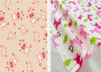 China Cute Plain Dyed Printed SGS Cotton Flannel Cloth For Children for sale