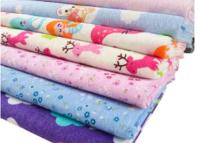 China 100% Cotton Flannel Fabric 20x10 150gsm for Children Pajamas Bleached Printed Dyed for sale