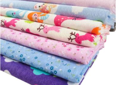 China 100% Cotton Flannel Fabric 20x10 150gsm for Children Pajamas Bleached Printed Dyed for sale
