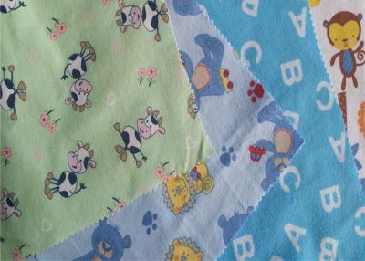 China Single Side Double Side 40x42 Cotton Flannelette Fabric For Kids for sale
