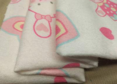 China 100% Cotton Flannel Cloth 20x10 Single Sided Brush Cartoon Animal Print for Pajamas Underwear for sale