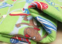 China Width 36'' Lannel Fabric Cotton With Cartoon Printing for sale
