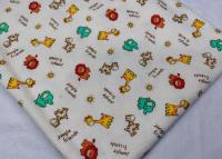 China 100% Cotton Flannel Fabric for Baby Pajamas 44 Inch Width Custom Design for sale
