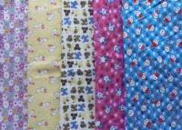 China Customized Printed Cotton Flannel Cloth Single Or Double Sided Brush for sale