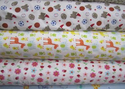 China Pure Organic Cotton Flannel Fabric 150gsm Double Brushed Printed for Pajama for sale