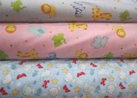 China Pure Organic Cotton Flannel Fabric 150gsm Double Brushed Printed for Pajama for sale