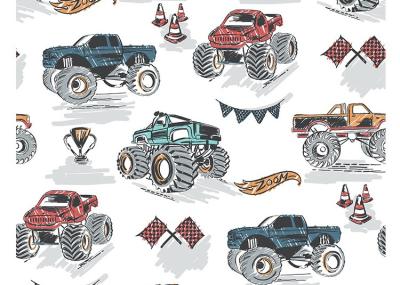 China 100% Cotton Flannel Cartoon Print Fabric 150-200GSM for Baby Bedding and Pajamas for sale