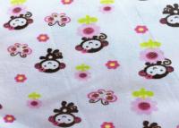 China Cotton Flannel Fabric 150gsm Reactive Print for Baby Home Textile for sale