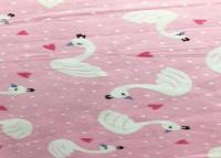 China 150gsm 100% Cotton Flannel Fabric Reactive Printed 57/58 Inch Width Stock Lot for sale