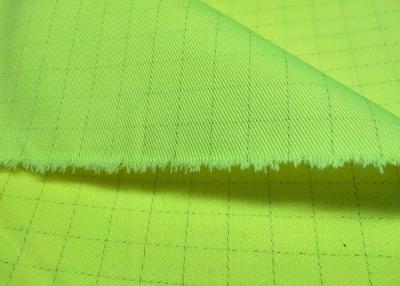 China 98% Cotton 2% Conductive Fiber High Visibility FR Anti Static Fabric 3000m MOQ for sale