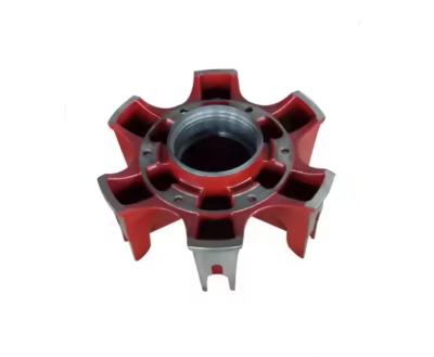 China 6 Spoke Truck Brake Hub Spider Wheel Hub 16T Wheel Hub 604202224  BARMAK 16 TON for sale