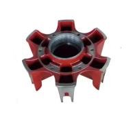 China 6 Spoke Truck Brake Hub Spider Wheel Hub 16T Wheel Hub 604202224  BARMAK 16 TON for sale