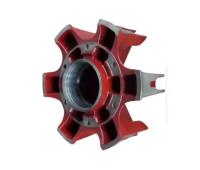 China 6 Spoke Truck Brake Hub Spider Wheel Hub 16T Wheel Hub 604202224  BARMAK 16 TON for sale