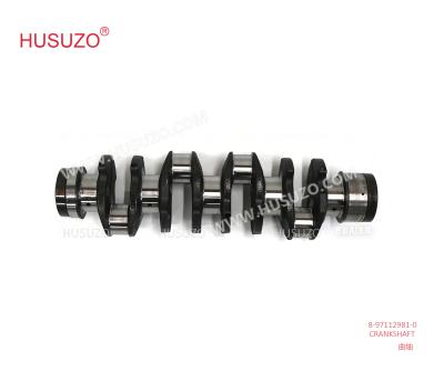 China 8-97112981-0 Crankshaft 8971129810 Suitable for ISUZU NKR NPR 4HG1 4HF1 for sale