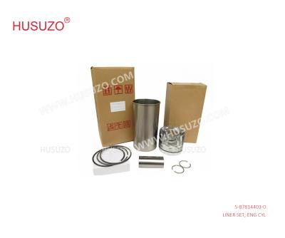 China 5-87814403-0 5878144030 Engine Cylinder Liner Set For ISUZU NLR85 4JJ1 for sale