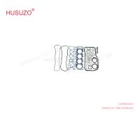 China 5-87815035-0 5-87815198-0 Engine Overhaul Gasket Set For Isuzu NPR75 700P 4HK1-T for sale