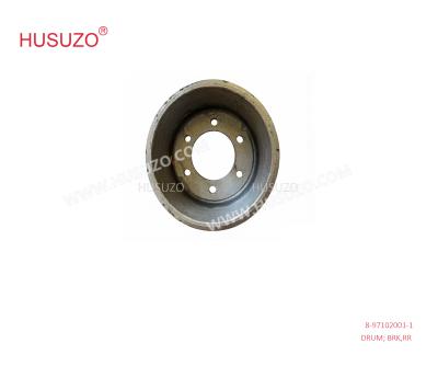 China 8-97102001-1 8971020011 Truck Chassis Parts Rear Brake Drum Suitable for ISUZU700P 4HK1 for sale