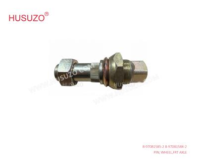China Polished Truck Chassis Parts NQR NPR 4HK1 Rear Wheel Pin 8970815852 8-97081585-2  8970815842  8-97081584-2 for sale